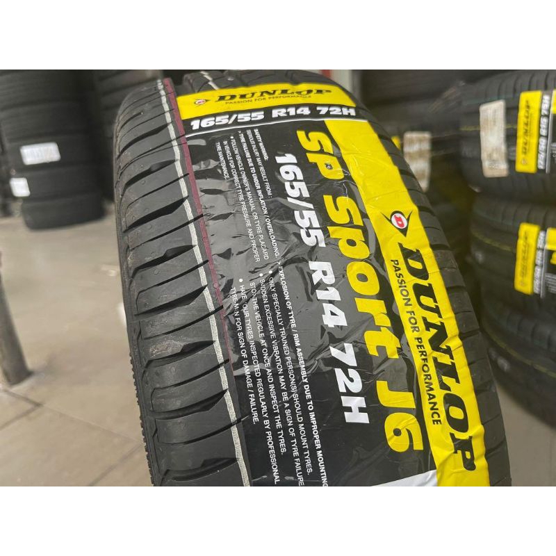 165/55/14 Dunlop J6 23Y Please compare our prices (tayar murah)(new tyre) | Shopee Malaysia