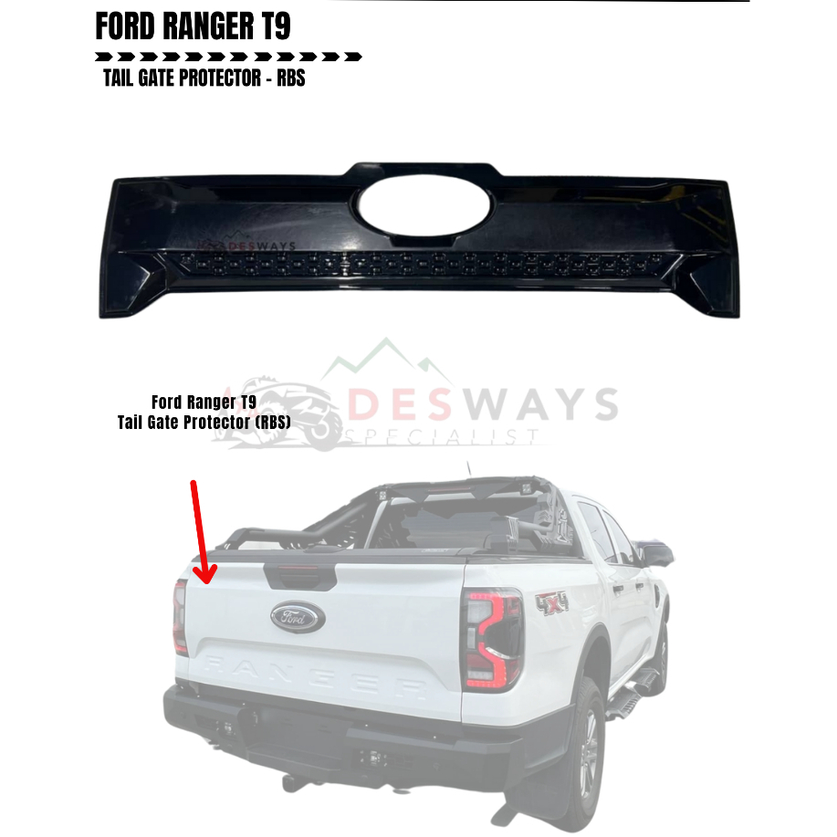 FORD RANGER T9 TAILGATE PROTECTOR RBS | Shopee Malaysia