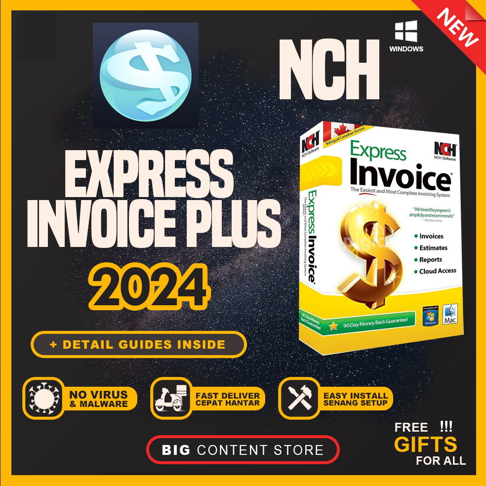 NCH Express Invoice Plus 9.46💯 EASY INSTALL SOFTWARE 💯 LIFETIME PREMIUM ...