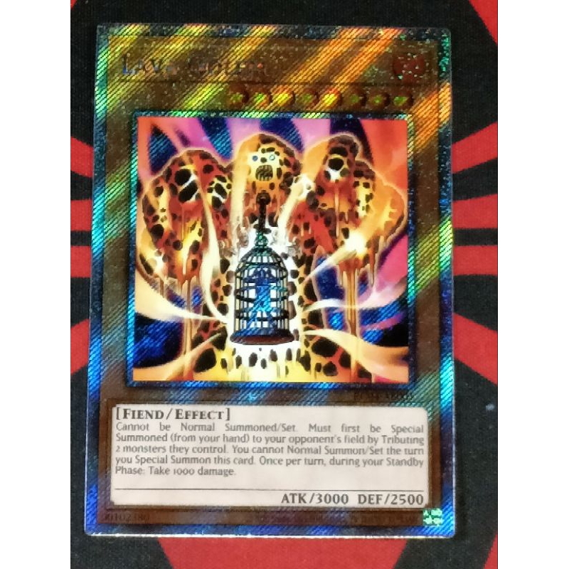 YUGIOH KONAMI RC04-AE001 Lava Golem (Extra Secret Rare/Collector's Rare ...