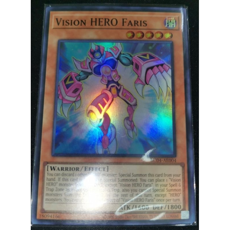 YUGIOH RC04-AE004 Vision HERO Faris[SR][OCG ASIA ENGLISH] | Shopee Malaysia
