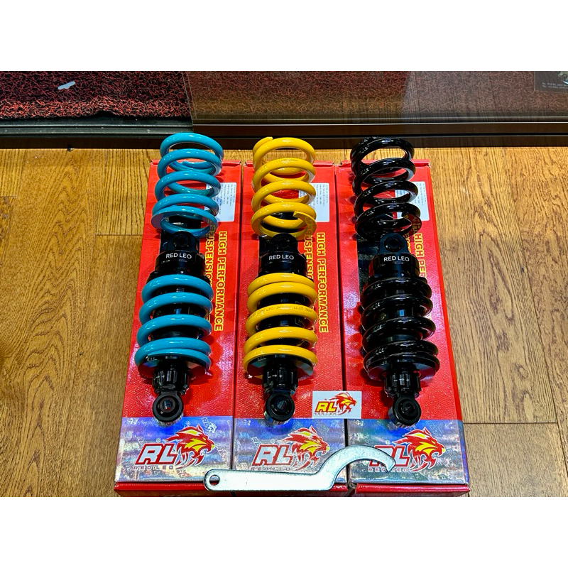ESR MOTOR NEW MODEL 2024 RED LEO MONOSHOCK FOR LC135 & Y15ZR/Y16ZR ...