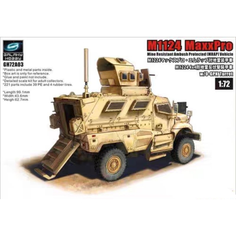 Humvee M114 Maxxpro M-ATV M1240 JLTV US Armoured vehicle 1/72 Kereta ...