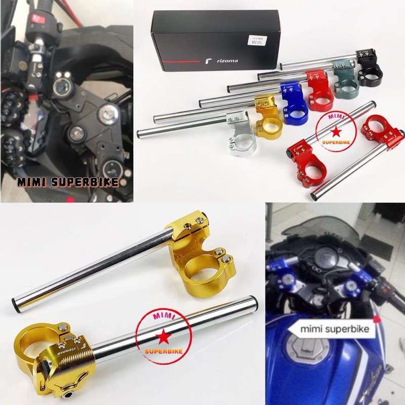 HANDLE BAR CLIP ON 37MM NINJA250 Z250 Z400 NINJA250SL Z250SL SL NS200 ...