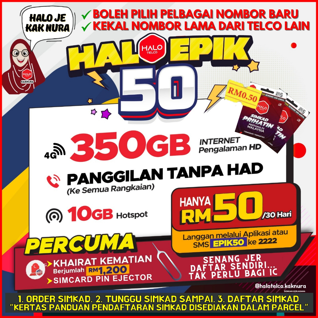 🔥𝗦𝗜𝗠 𝗖𝗔𝗥𝗗 𝗥𝗔𝗬𝗔 𝗣𝗥𝗢𝗠𝗢🔥HALO TELCO TUNETALK 4G/5G COVERAGE CELCOM DIGI ...