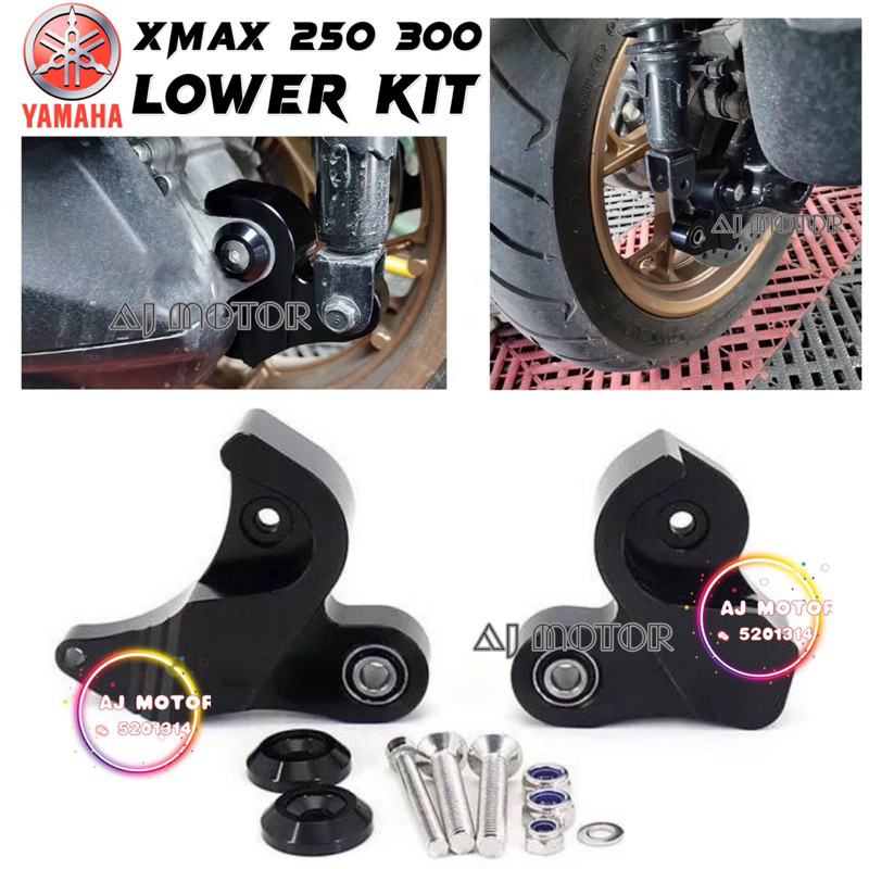 [ LOWERING KIT ] YAMAHA XMAX250 XMAX300 XMAX V1 V2 BRACKET RENDAH LOWER ...