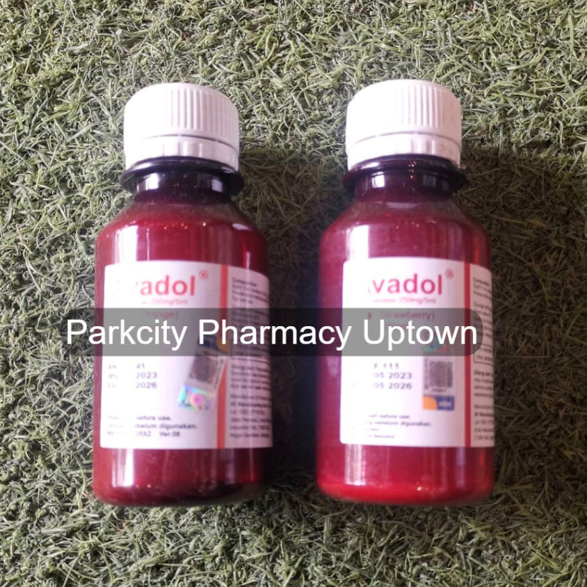 Avadol Suspension (Paracetamol 250mg/5ml) 90ML - Strawberry / Orange ...