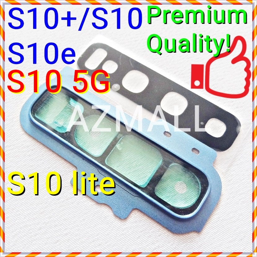 (Replace Glass) NEW ORI Rear Camera Lens Cover Frame Adhesive for SAM ...