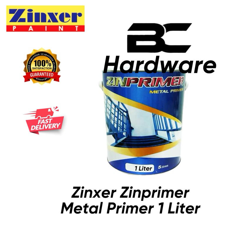 Zinxer Industrial Primer 1 LITER / ZINPRIMER / OXIDE PRIMER / UNDERCOAT ...