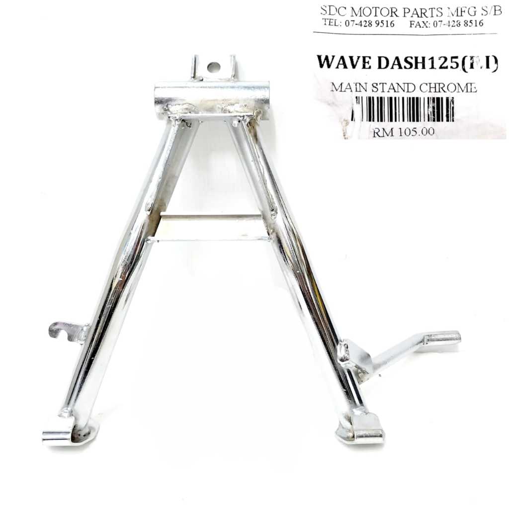 Main Stand WAVE DASH 125 Fi Chrome | Shopee Malaysia