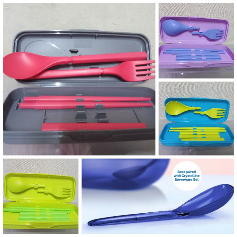 🎊Tupperware Portable cutlery set & Crystalline spoon Ready stock 🛒 ...