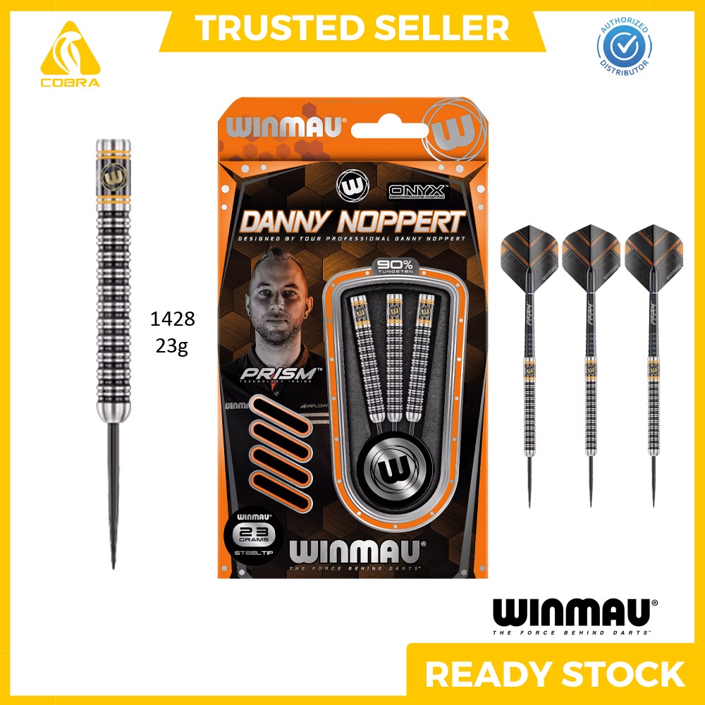 Winmau Danny Noppert Signature Edition Steel Tip Dart 90% Tungsten ...