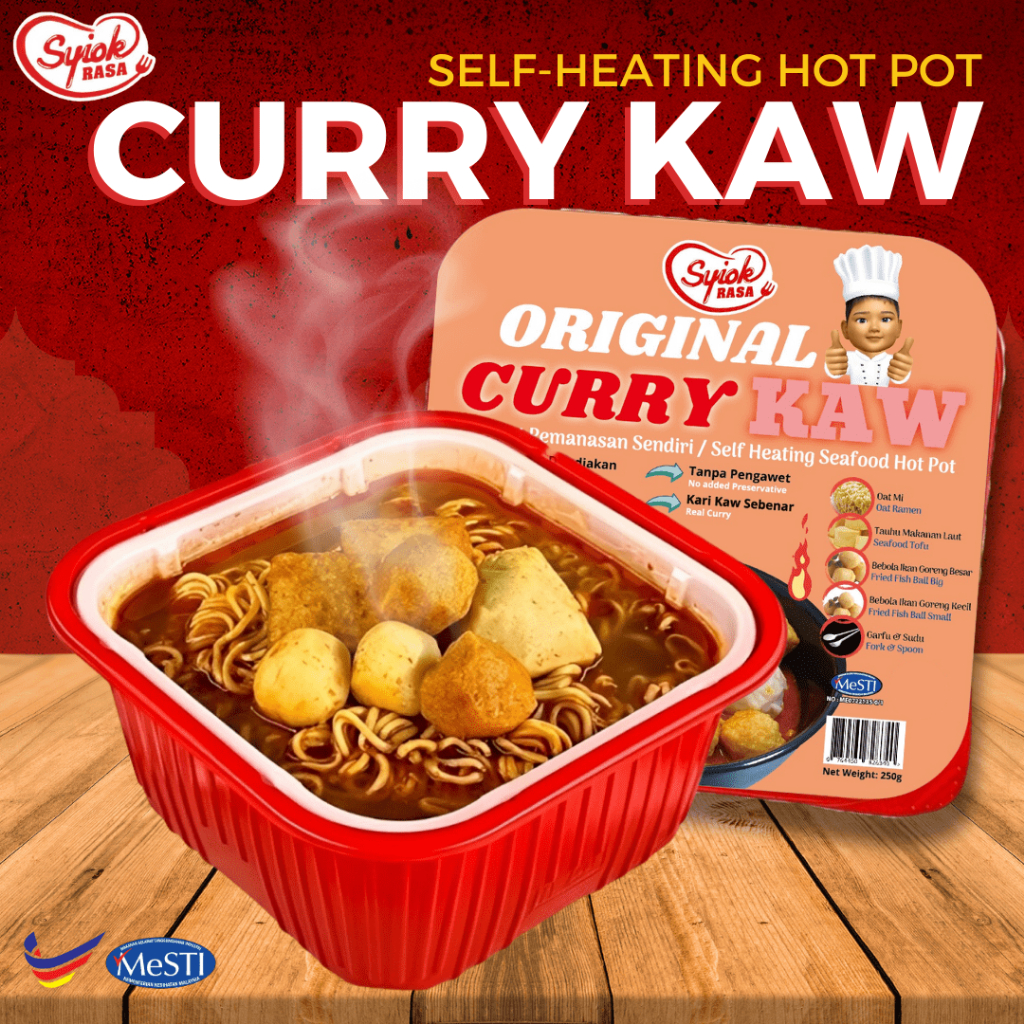 Syiok Rasa [Muslim Product] Curry Kaw Self-Heating Hotpot - 250g ...