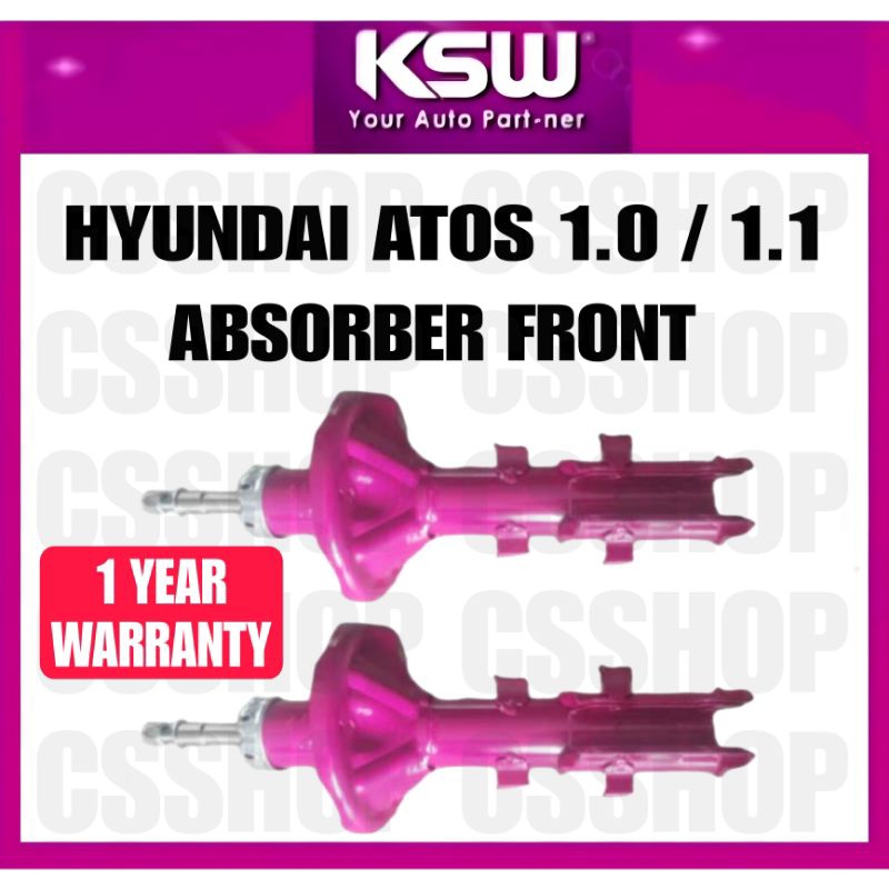 CS HYUNDAI ATOS 1.0 / 1.1 / INOKOM ATOS 1.0 / 1.1 FRONT ABSORBER KIRI ...