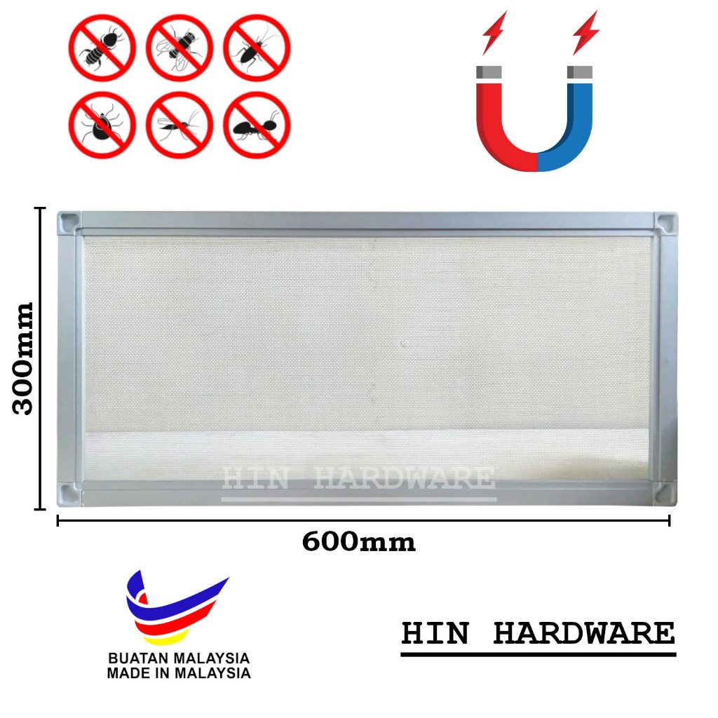HIN Magnetic Aluminium Insect Screen Aluminium Frame Mosquito Net for ...