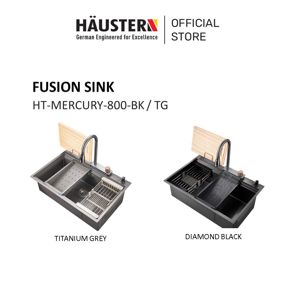 Haustern MERCURY 800mm Top Mount PVD Stainless Steel Sink | Fusion Sink ...
