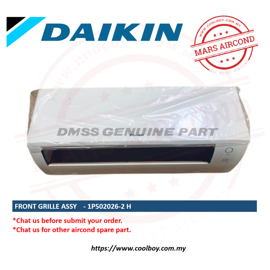 DAIKIN FRONT GRILLE ASSY - 1P502026-2 H | Shopee Malaysia