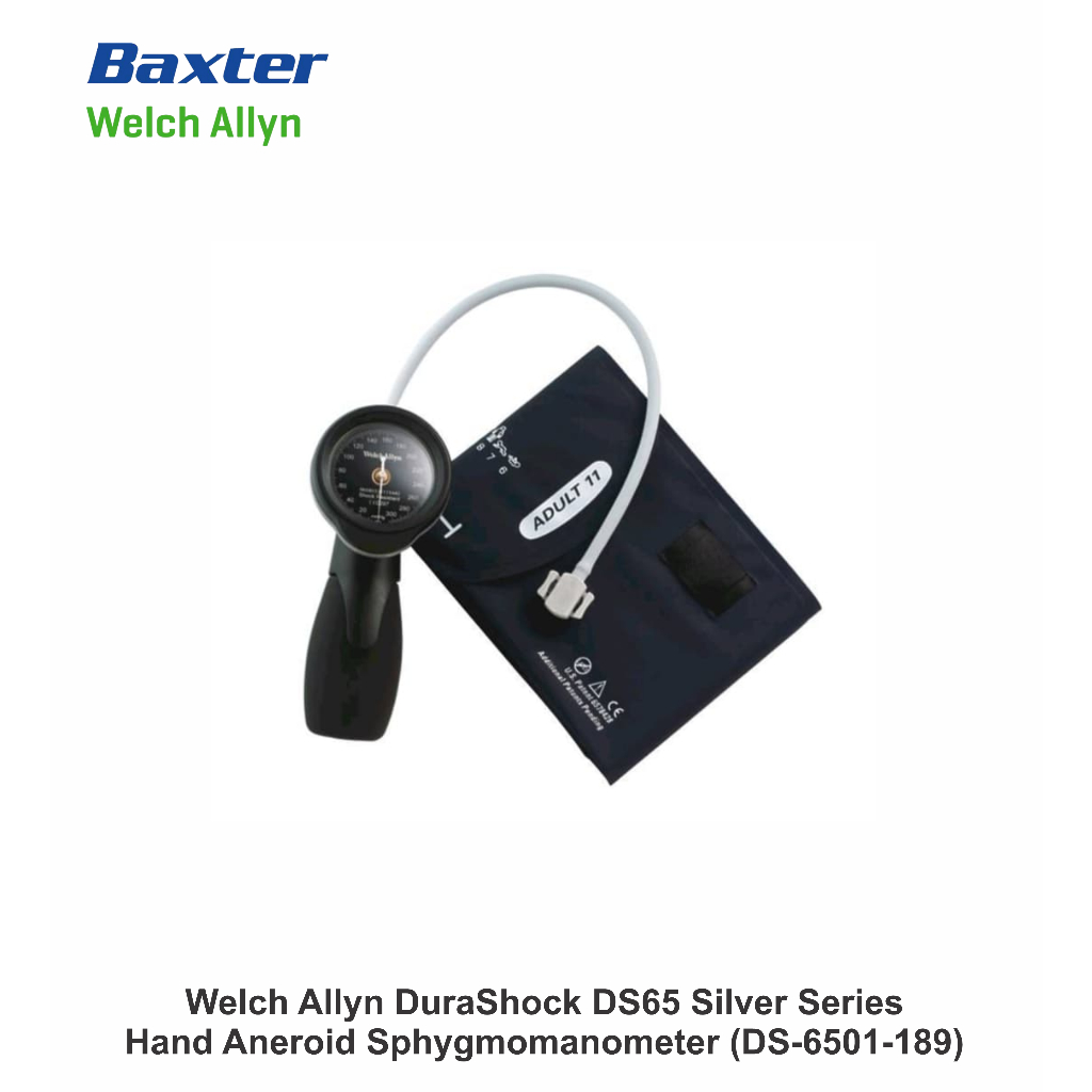 Welch Allyn DS-6501-189 DuraShock DS65 Silver Series Hand Aneroid Sphygmomanometer | Shopee Malaysia