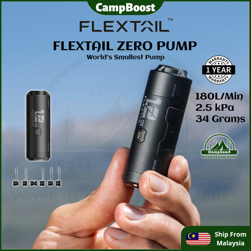 CampBoost FLEXTAIL Zero Pump Camping Air pump Sleeping Pad Pump Inflatable Pump Pam Angin Tilam ...