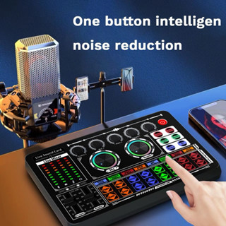 F999 Sound Card Audio Mixer Live Sound Card Voice Changer Mixing ...