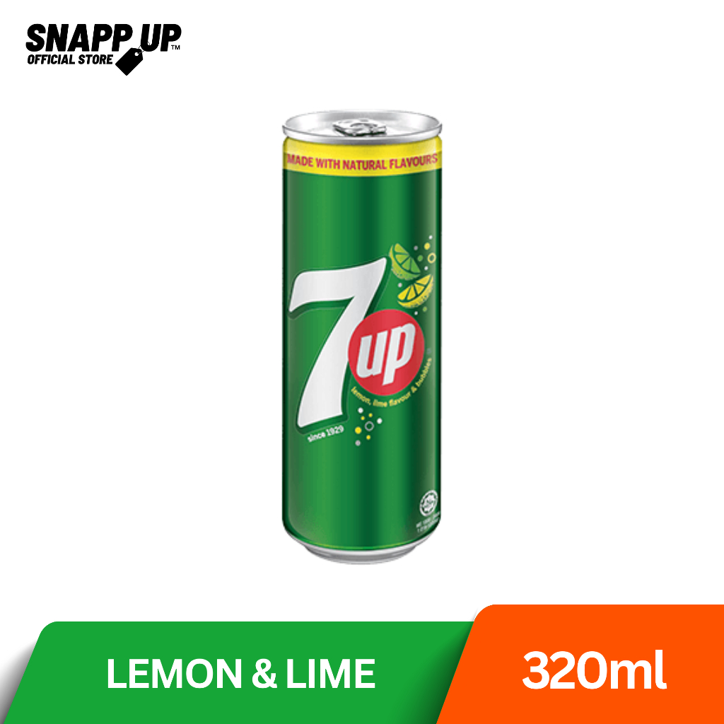 7UP Lemon Lime/Sugar Free 320ml | Shopee Malaysia