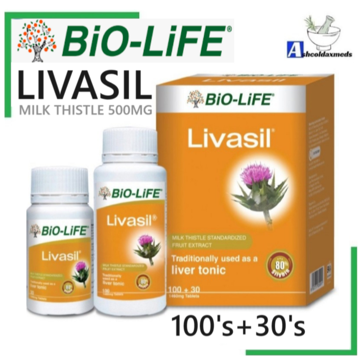 BIO-LIFE LIVASIL 500MG TABS 100+30S EXP09/2026 | Shopee Malaysia