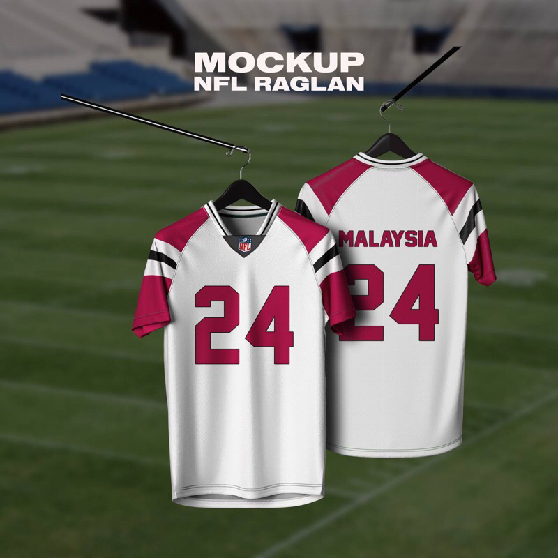 🏈 Mockup 3D NFL Jersey V1 | Trending 3D Mockup | Editable PSD Files ...