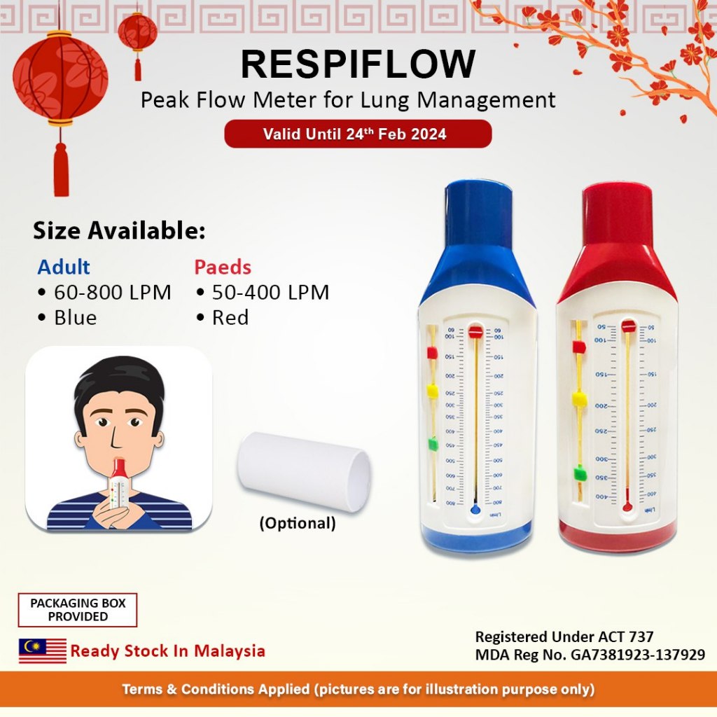 Respiflow (Peak Flow Meter For Lung Management) | Shopee Malaysia