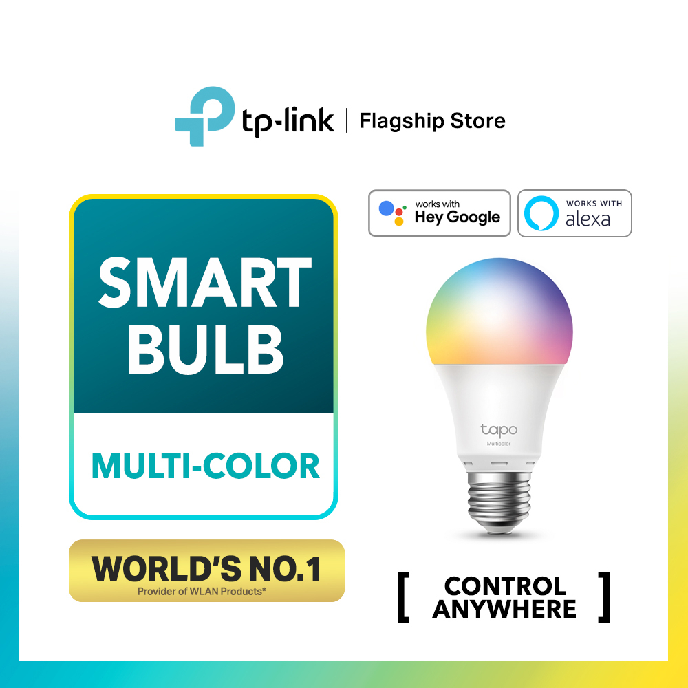 TP-Link Smart Light Bulb Multicolour LED Bulb E27 WiFi APP Control ...