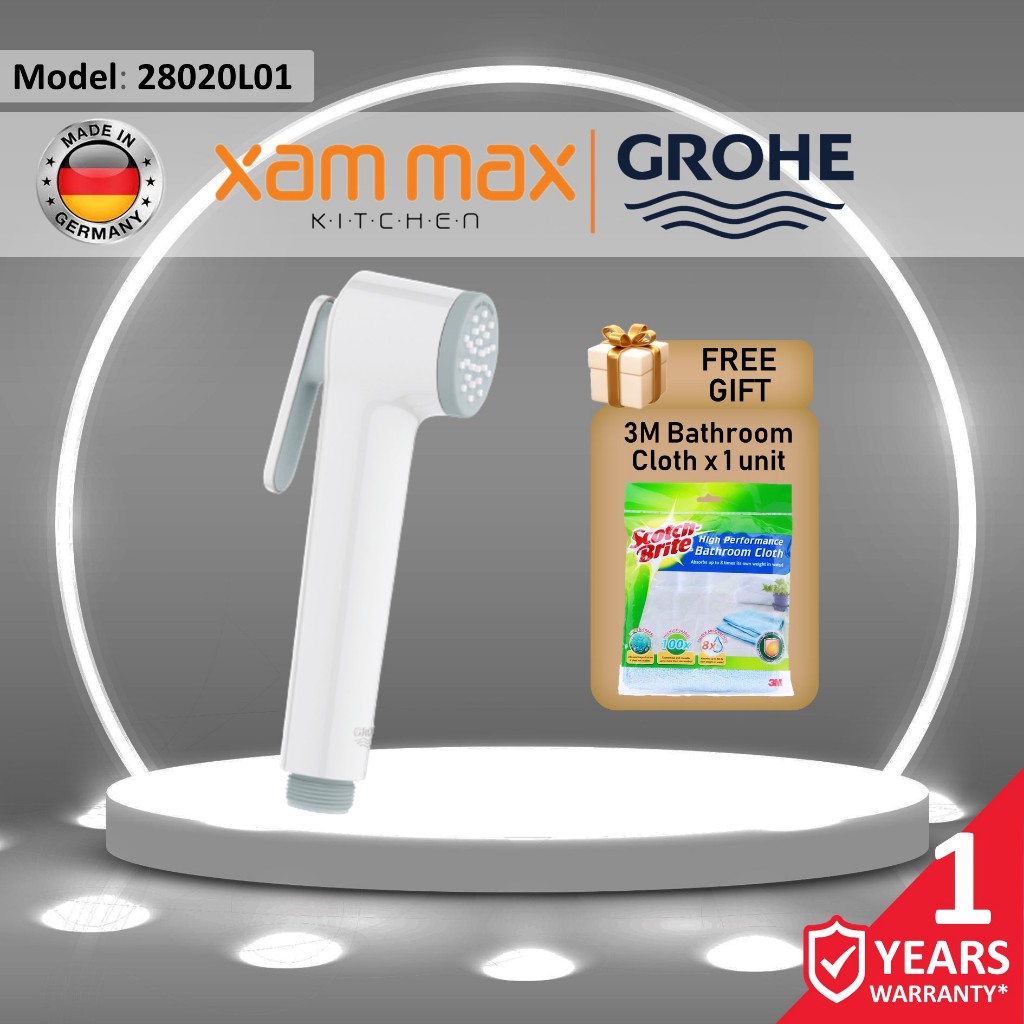 Grohe Hand Spray Bidet 28020L01 Tempesta-F Trigger Spray 30(White ...