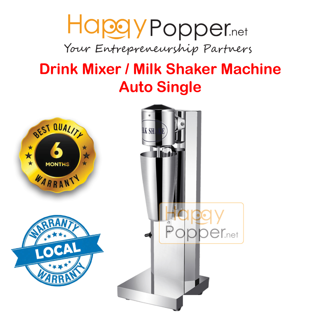 Happypopper Commercial Electric Drink Mixer Milkshake Milk Foam Mixer ...
