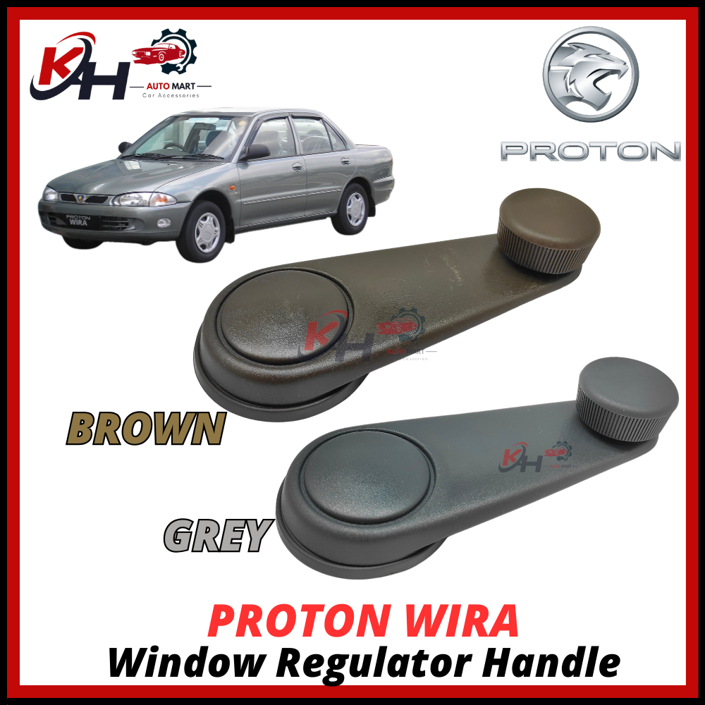PROTON WIRA SEDAN AEROBACK (Grey/Brown) Window Regulator Handle Manual ...