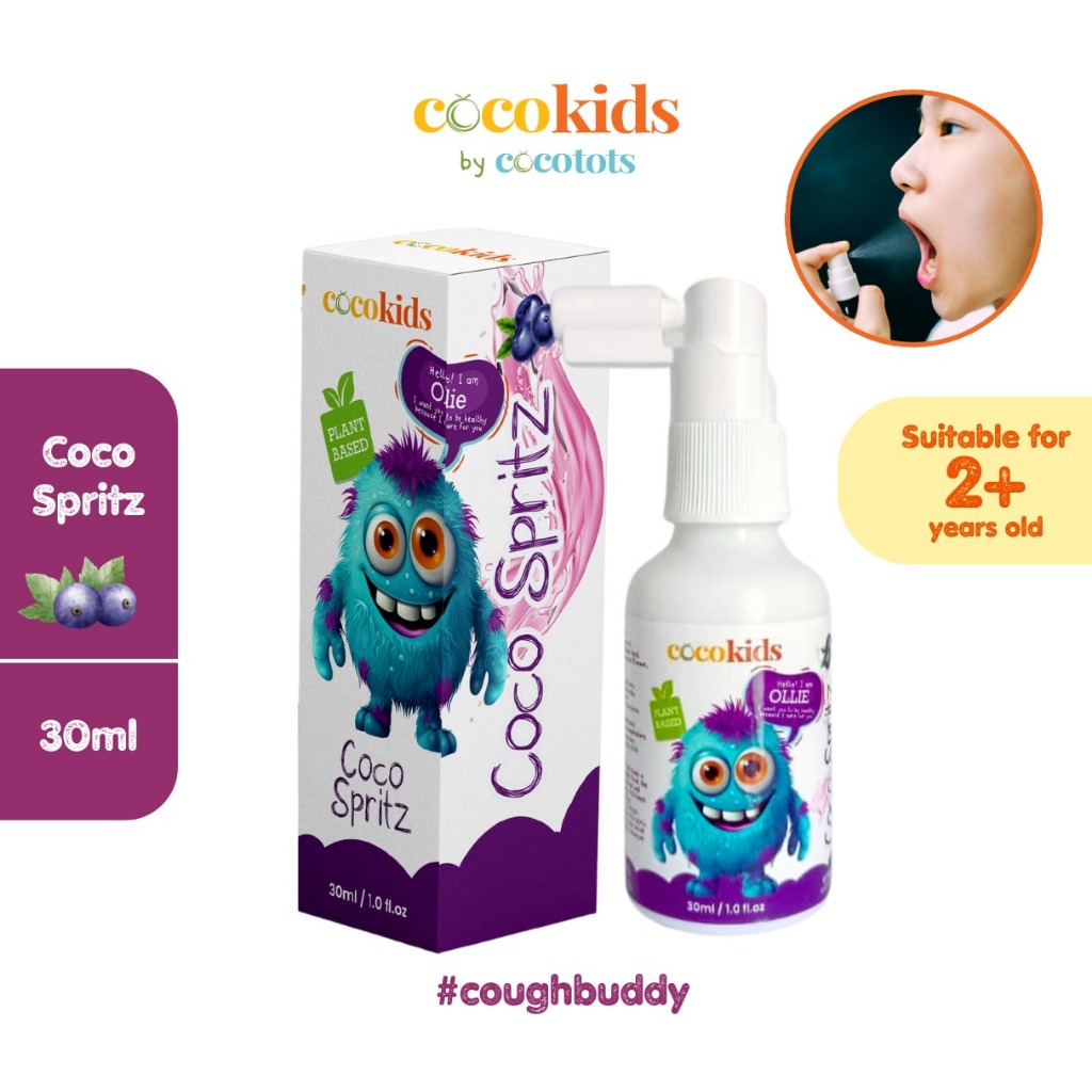 COCOKIDS Spray Coco Spritz Blackcurrant 30ml for Kids untuk batuk ...