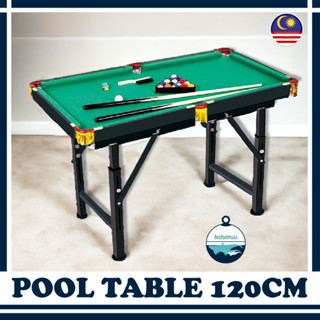 Pool Table 1.2m Adjustable Meja Pool billiard table Mini Pool Table ...