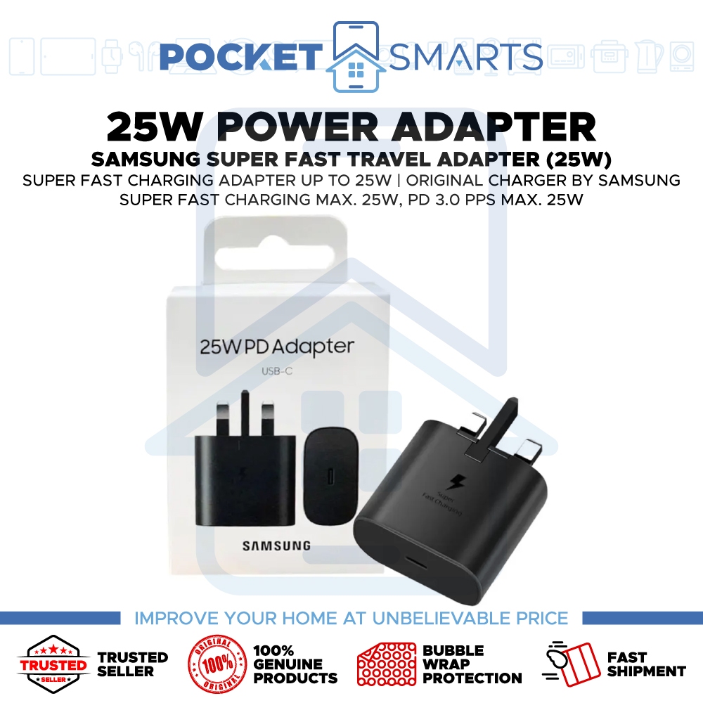 [Malaysia Set] Samsung 15W PD Power Adapter | Samsung 25W Power Adapter - 6 Months Samsung ...