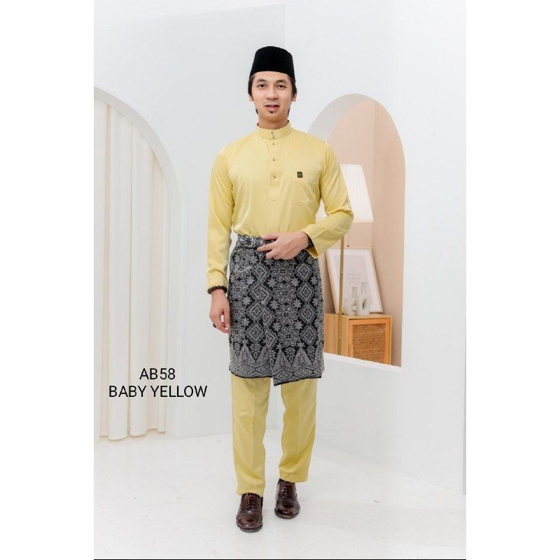 [S-5XL] Baju Melayu Abbasy| Baju Melayu Cekak Musang | Baju Raya 2024 ...