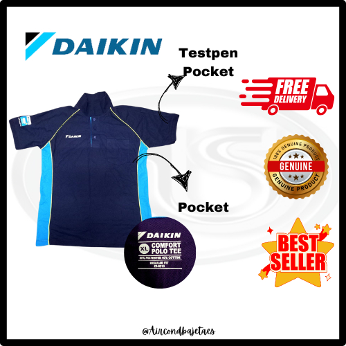 Daikin T-Shirt / Uniform / Baju R32 S / M / L / XL | Shopee Malaysia