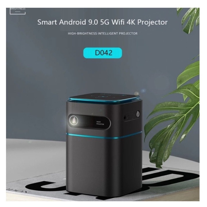 10 YEARS WARRANTY NANO Pocket Smart Projector 4K ULTRA HD 5G BT5.0 DLP ...