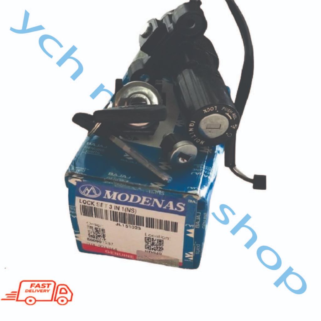 MODENAS PULSAR NS200 MAIN SWITCH / KEY SET 3 IN 1 WITHOUT TANK LOCK 100 ...