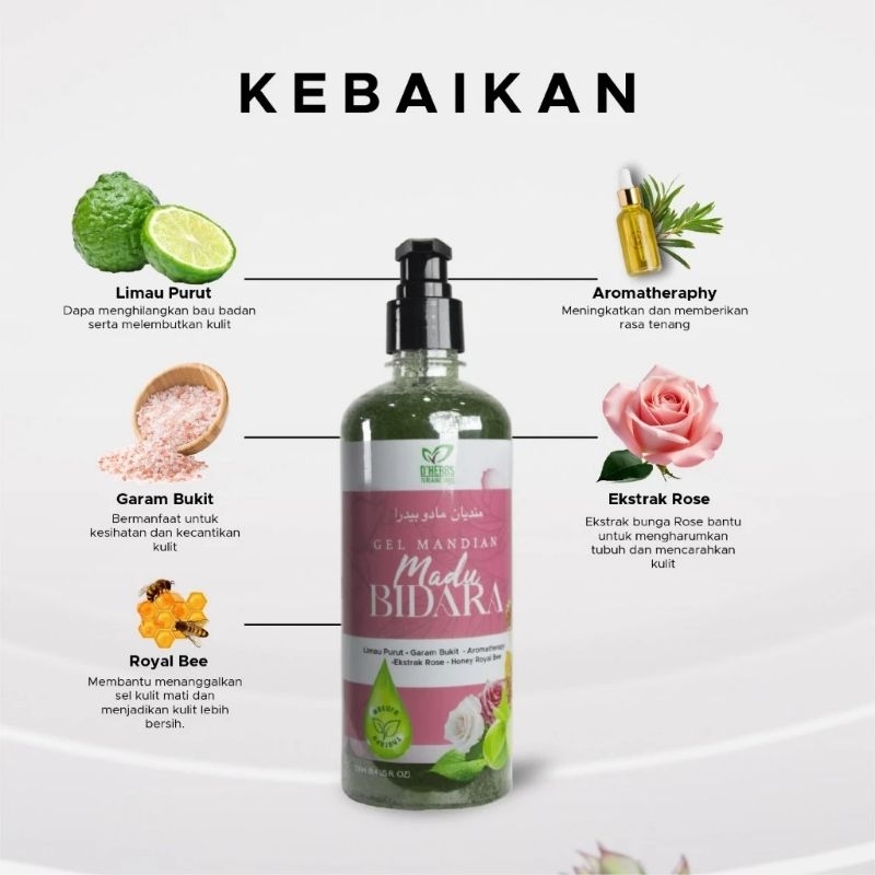 Gel Mandian Bidara Madu Dherbs 💯 original hq | Shopee Malaysia
