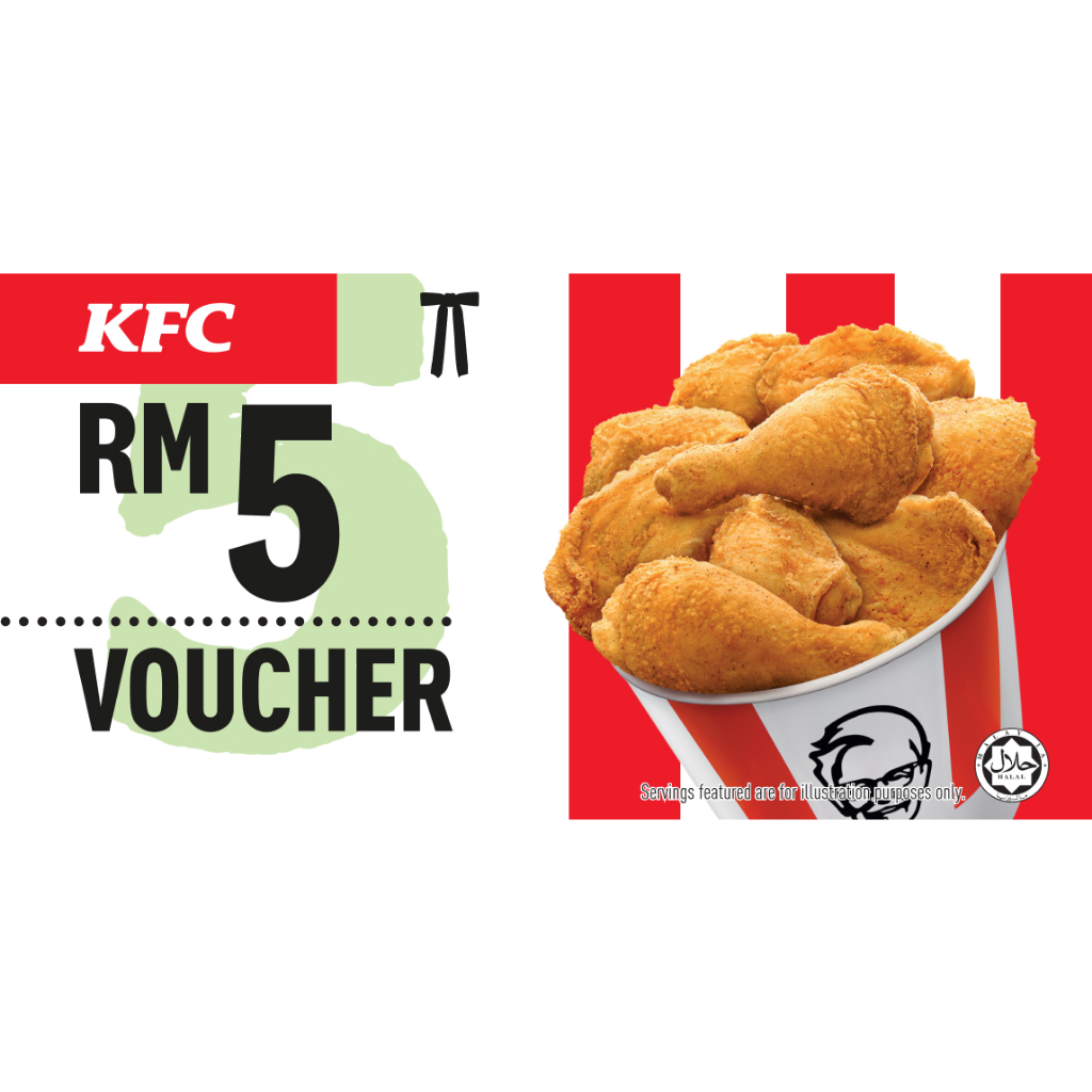 [ Promotion ] KFC VOUCHER RM5 | Shopee Malaysia