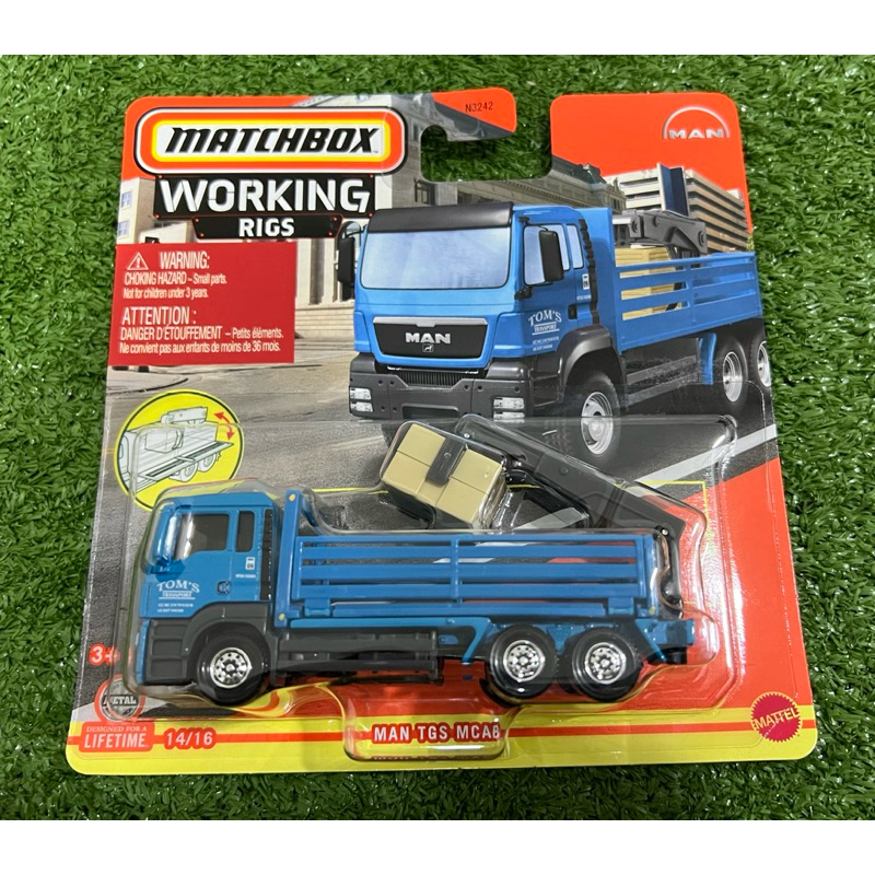 Matchbox MBX 2024 Working Rigs MAN TGS MCAB Truck | Shopee Malaysia