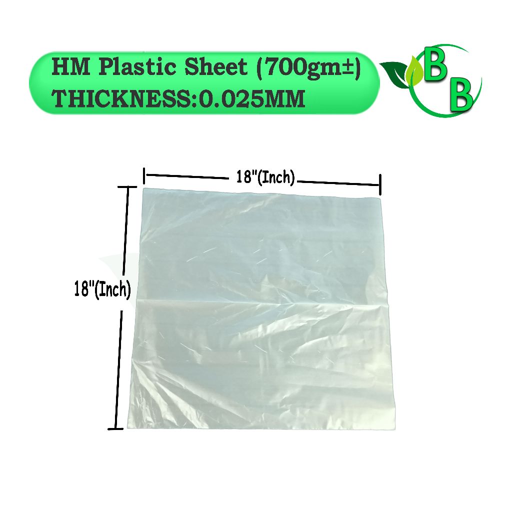 HM Plastic Sheet/ Food Packaging Plastic/ Thin Plastic/ Plastik Tapau ...