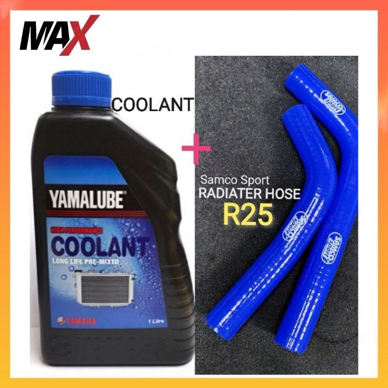 YAMAHA R25 V1 V2 MT25 SAMCO RACING SILICONE RADIATOR HOSE COOLANT HOSE ...
