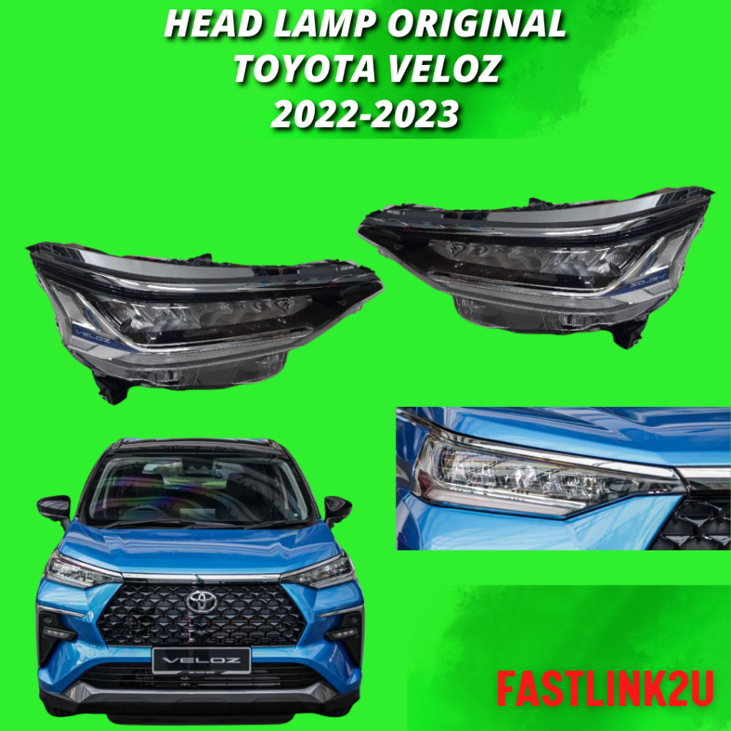 Fastlink Original Toyota Veloz 2022 Head Lamp Lampu Depan 100% New High ...
