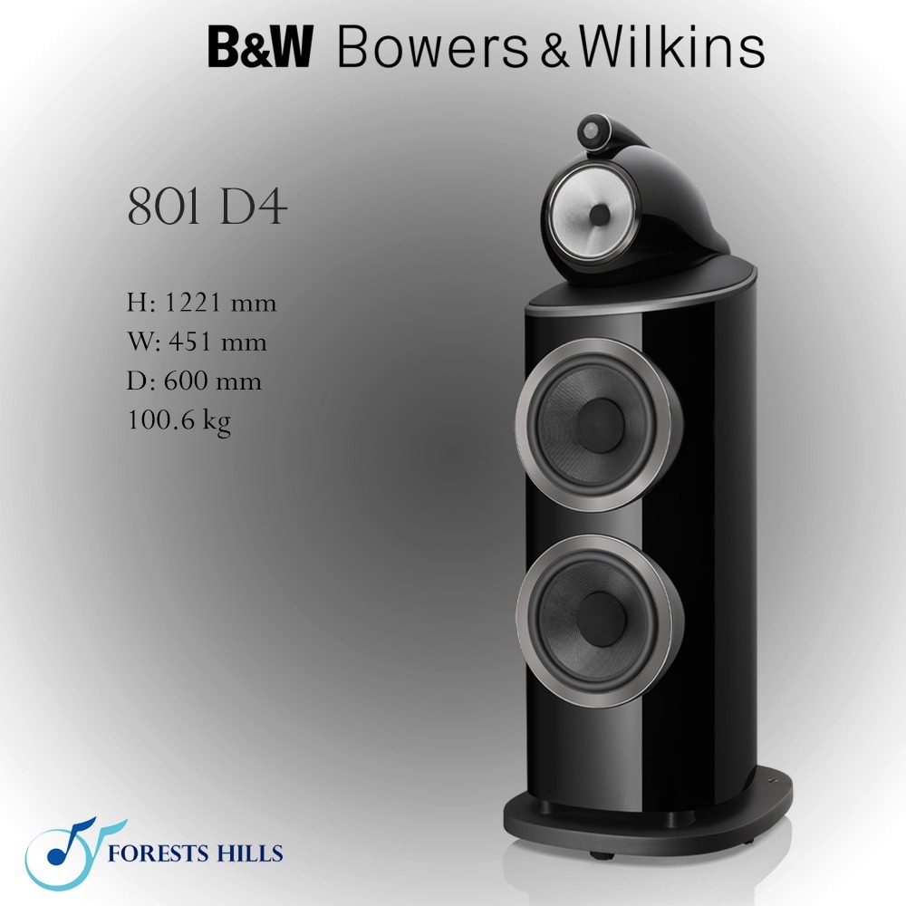 Bowers and Wilkins 801 D4 Black | Shopee Malaysia