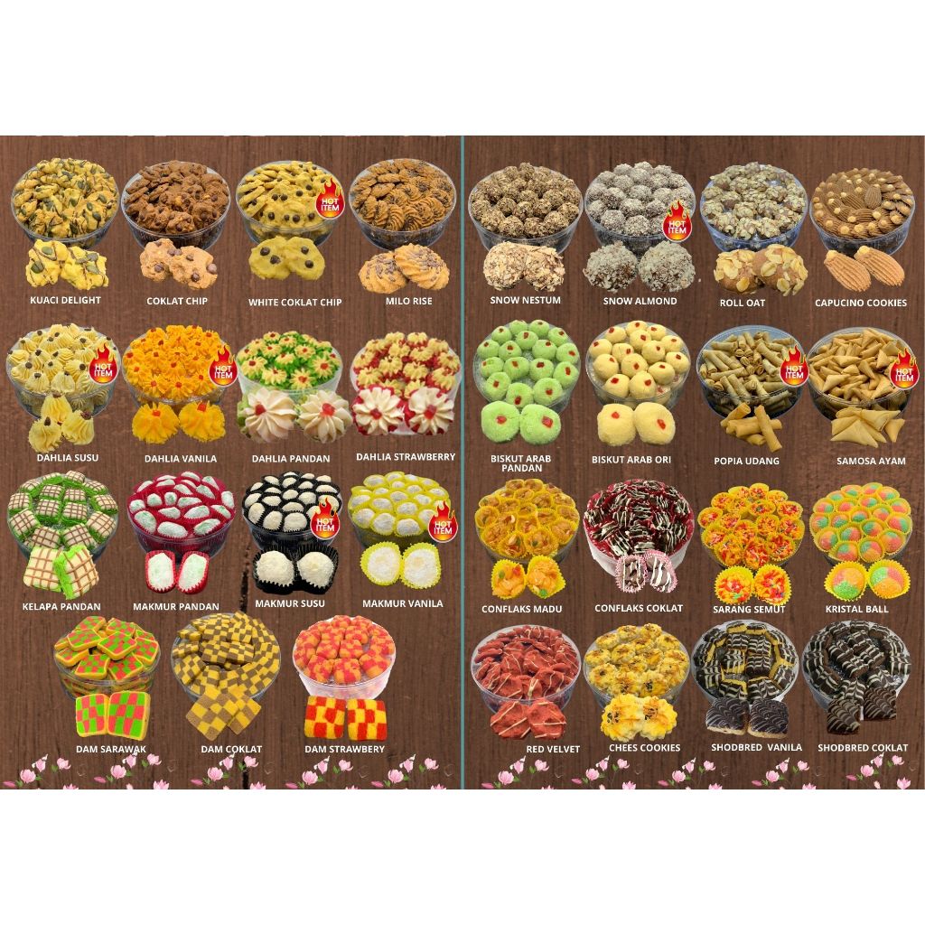 BISKUT RAYA HOMEMADE 2025 PAKEJ 4 BEKAS | Shopee Malaysia