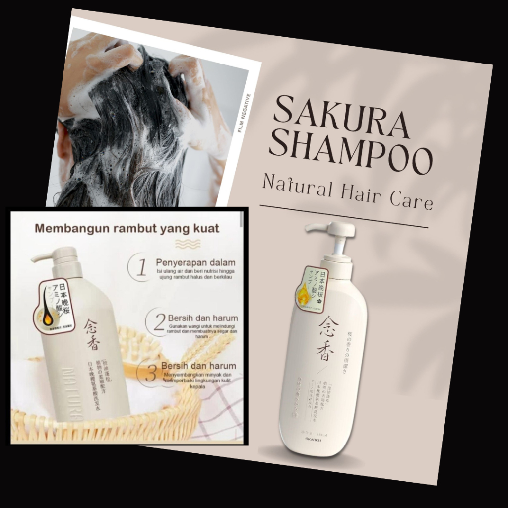 【Ready Stock-100% Original 】650ml Okanen Amino Acid Anti-Dandruff ...