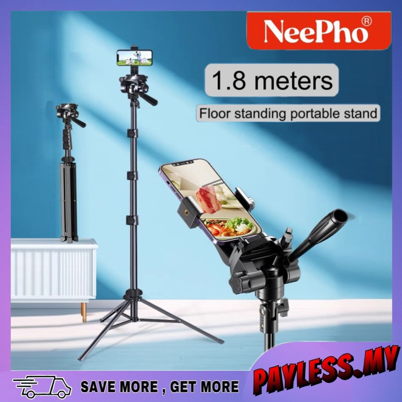 Neepho NP-2588 180cm Tripod for Mobile Phone DSLR Stable Adjustable ...