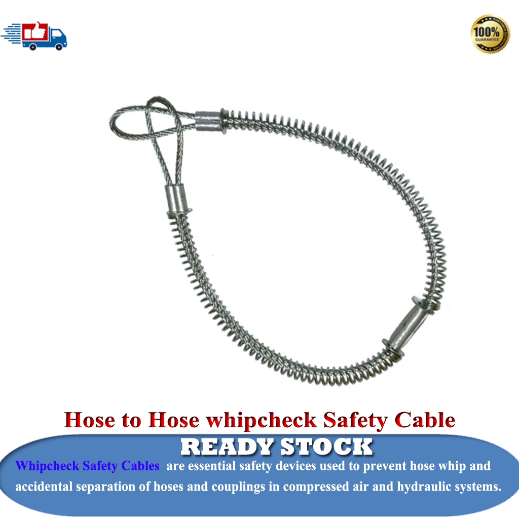20" Whipcheck Safety Cable Hose to Hose | Shopee Malaysia